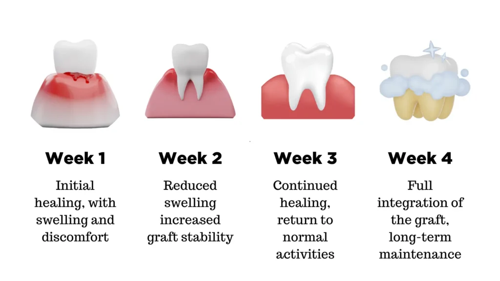 Gum Graft Recovery: Week-by-Week Healing Timeline - FLOSS Dental of ...